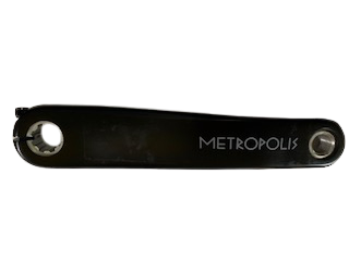 Left Crank Arm Black (original split clevis)