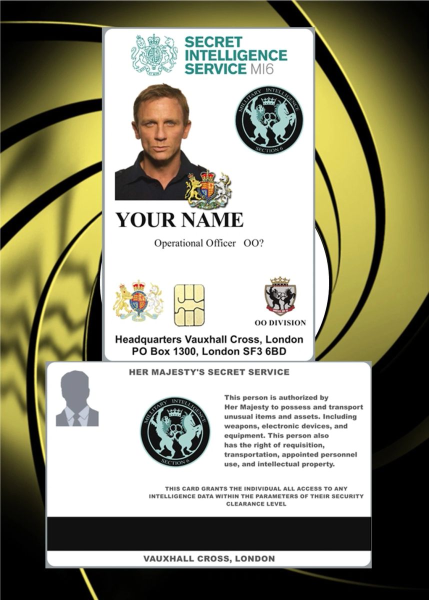 JAMES BOND – SECRET INTELLIGENCE SERVICE