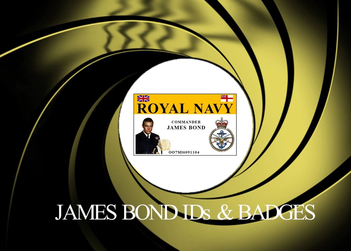 JAMES BOND - ID CARDS & BADGES