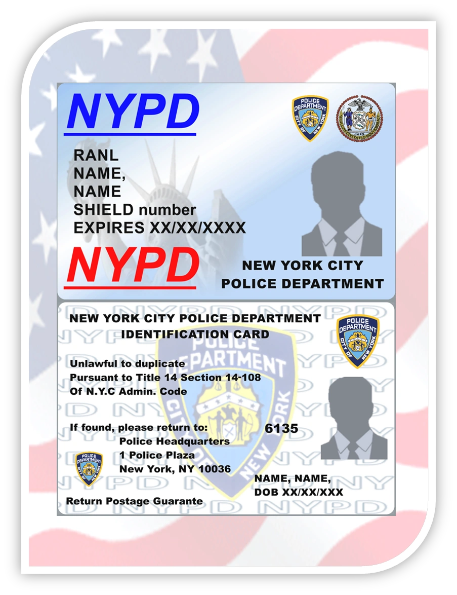 U.S. POLICE - NEW YORK POLICE DEPARTMENT - LIBERTY