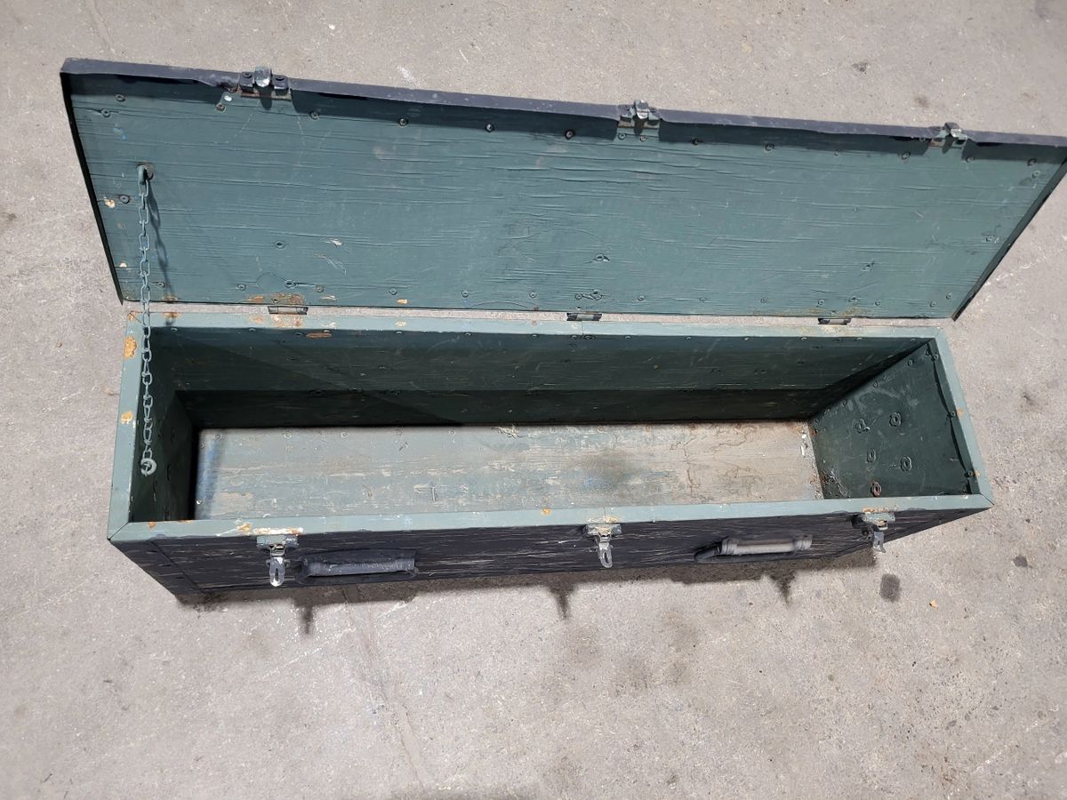 Vintage Military Crate, Pioneer Axe Box