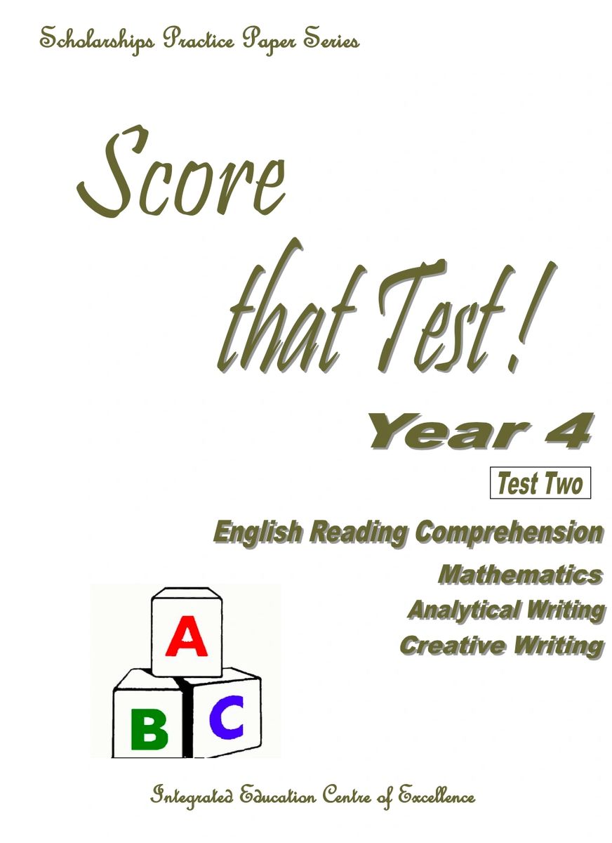 Score That Test! Year 4 test 2