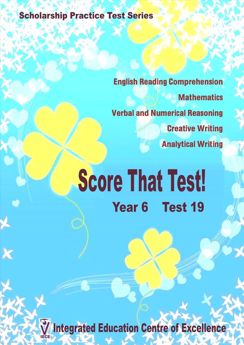 Score That Test! Year 6 test 19