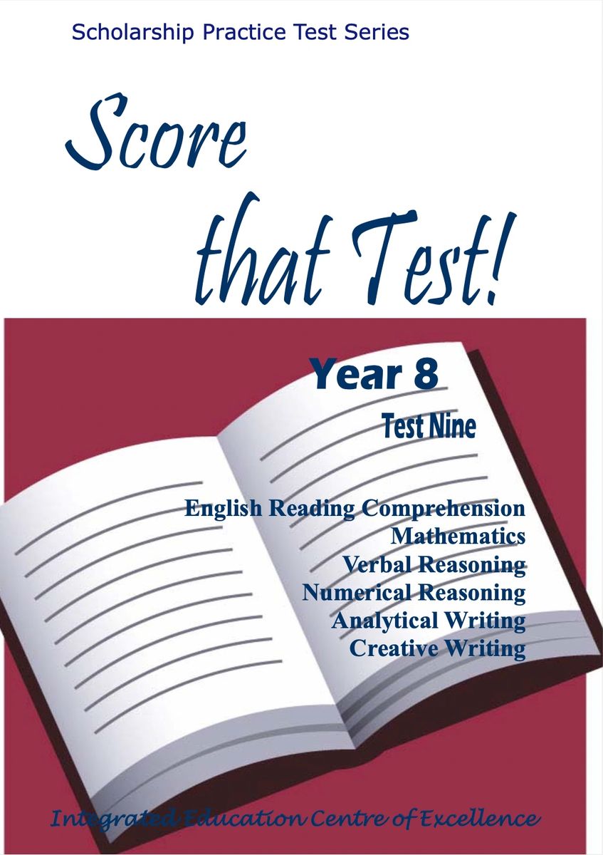 Score That Test! Year 8 test 9