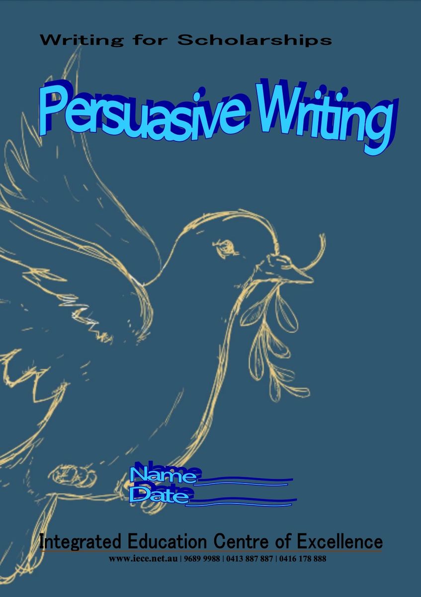 Persuasive Writing (Notes) - Secondary