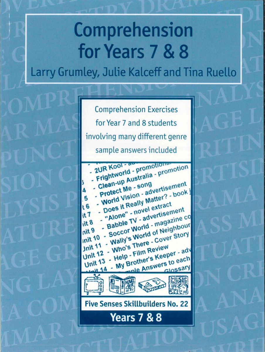 Comprehension for Years 7 & 8