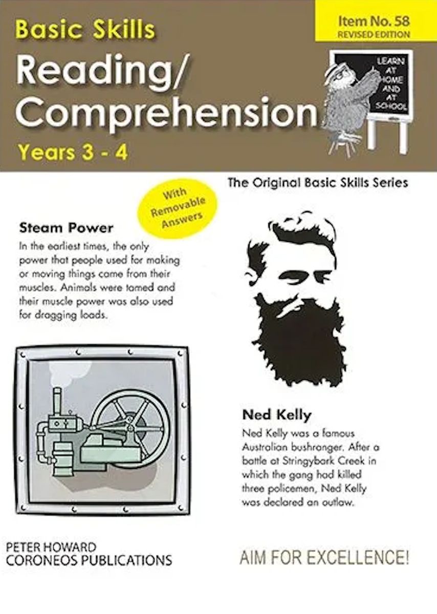 Reading Comprehension Level 2 Years 3 to 4