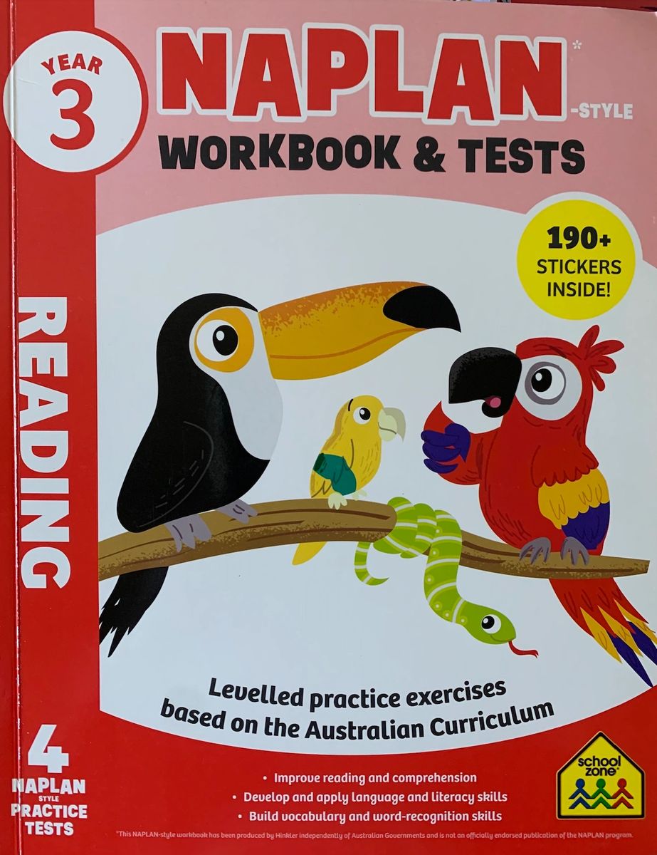 NAPLAN-style Workbook & Tests: Reading (Year 3)