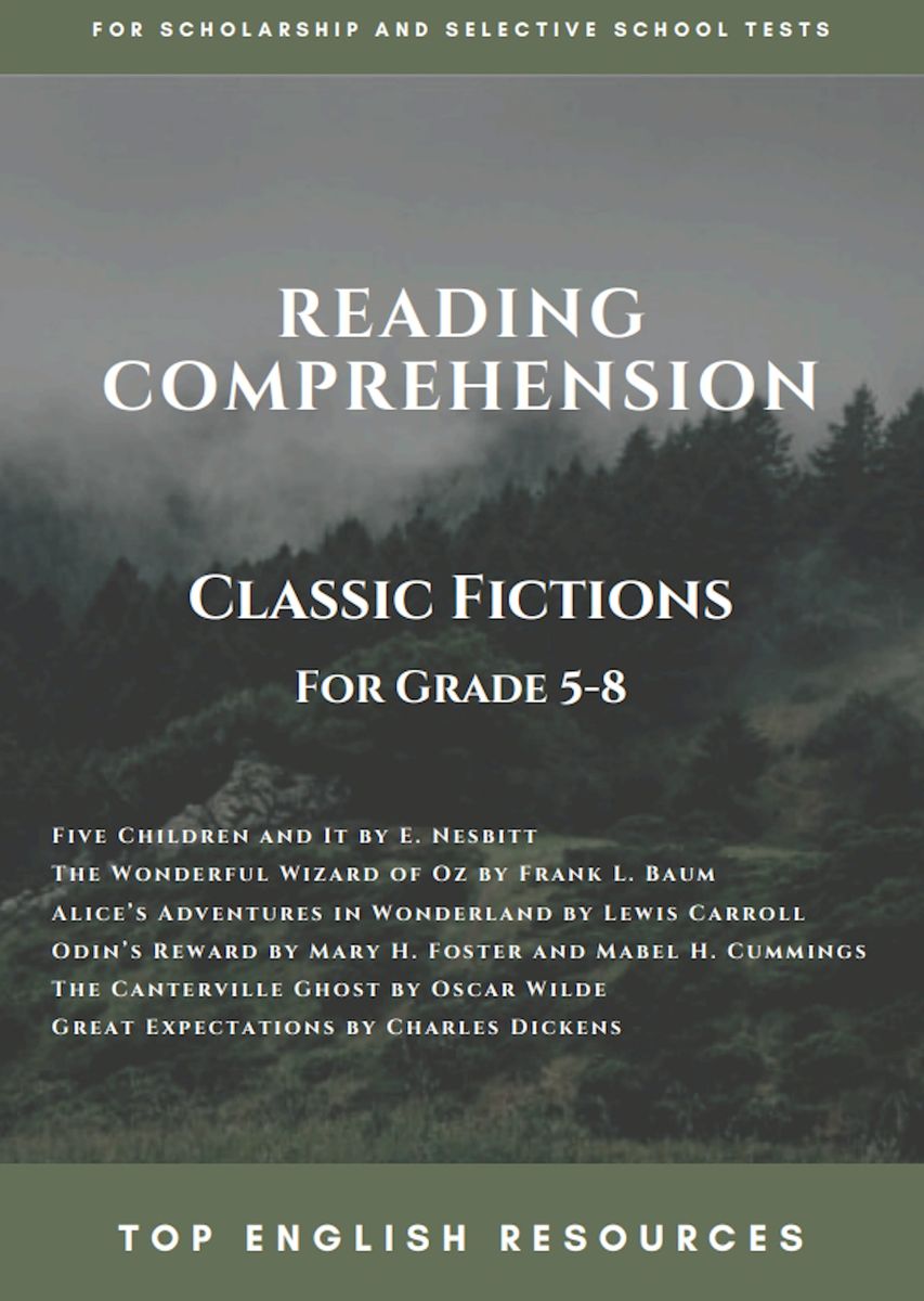 Reading Comprehension - Classic Fictions for Yr 5-8