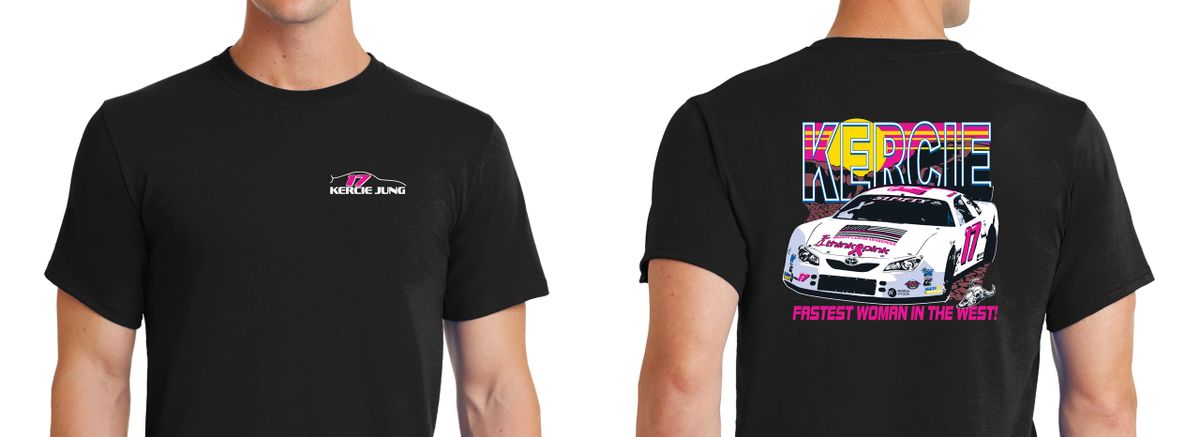 BLACK PRE-ORDER Kercie Jung Racing shirt