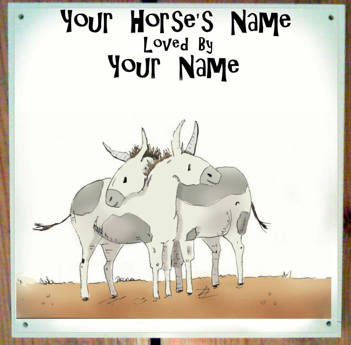 Donkeys Stall Sign