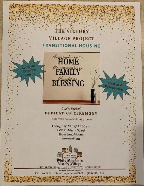 Victory Village House Dedication Ceremony