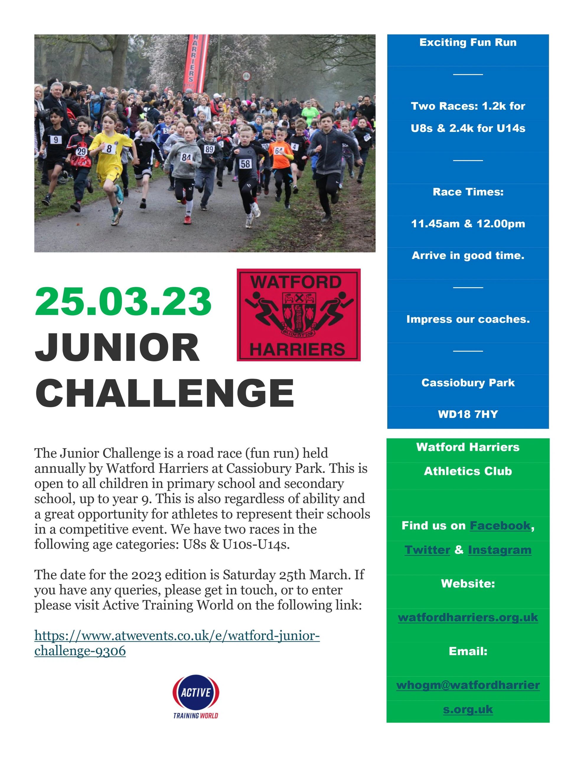 Junior Challenge 2023 Entry Now Open
