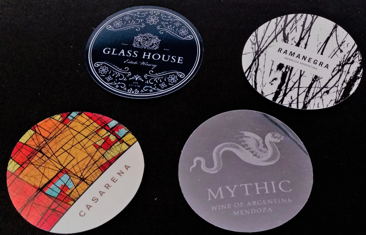 500 Custom Printed Wine Discs With Your Design