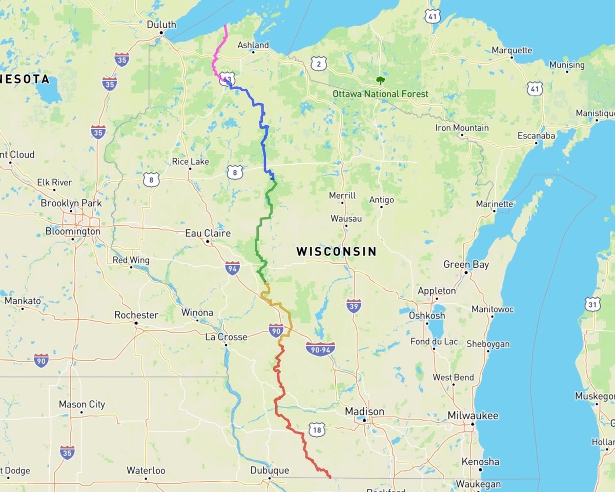 Badger Overland Trail Maps & .GPX files (for GPS)