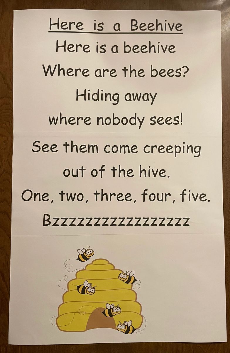 Here is a Beehive poem chart