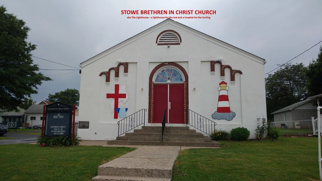 Stowe Lighthouse church