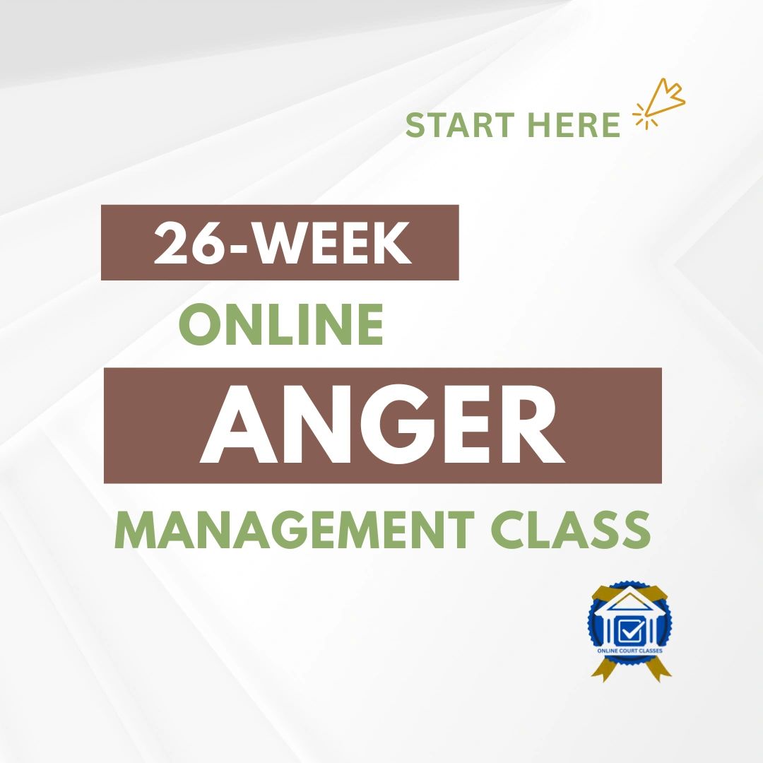 26 Week Online Anger Management Class