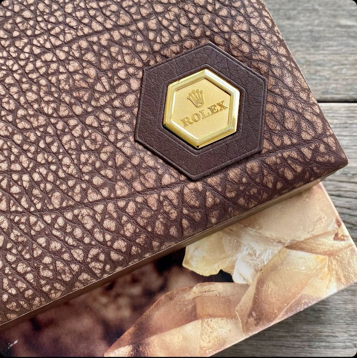 (Rare Double Box set/Outer/Inner) "BIG size" Rolex Oyster Quartz DAY ...