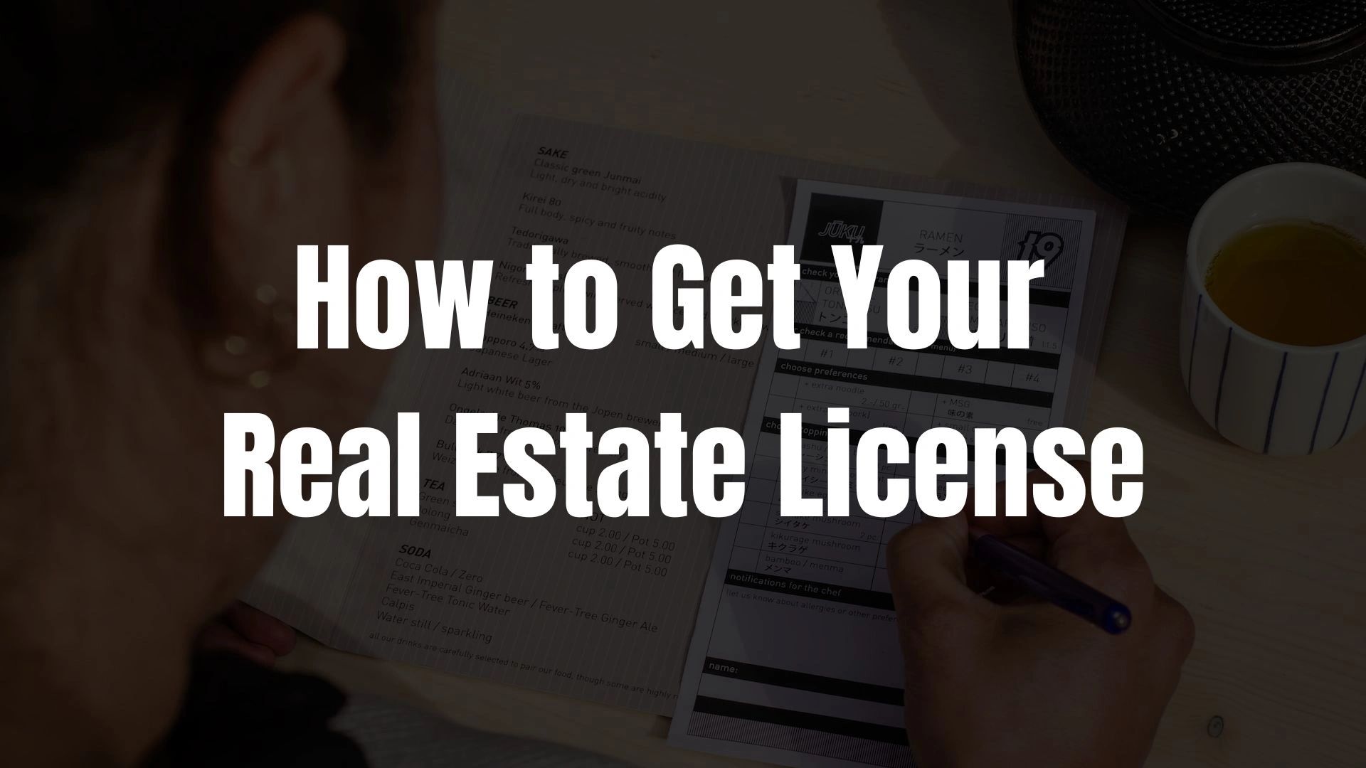 How to Get Your Real Estate License