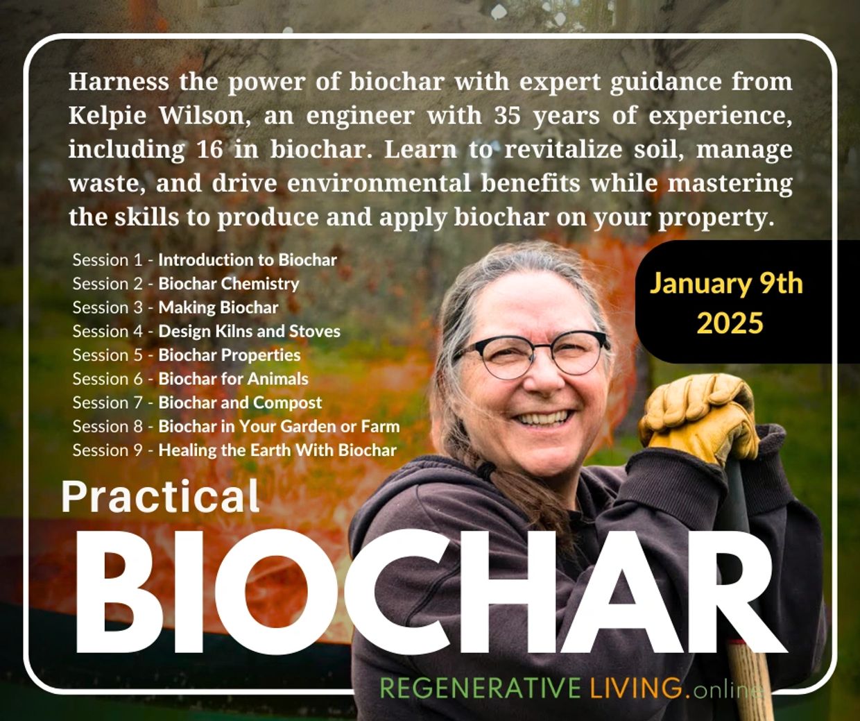 Ring of Fire Biochar Kiln - Wilson Biochar, LLC