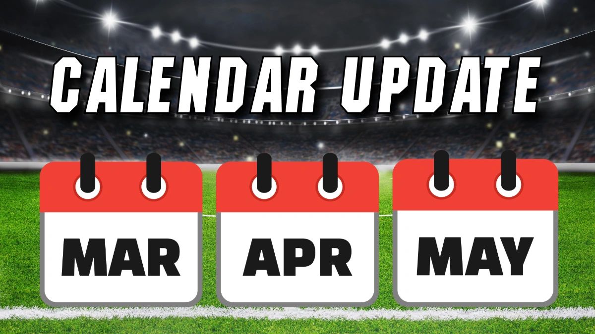 Game & Practice Schedules Released