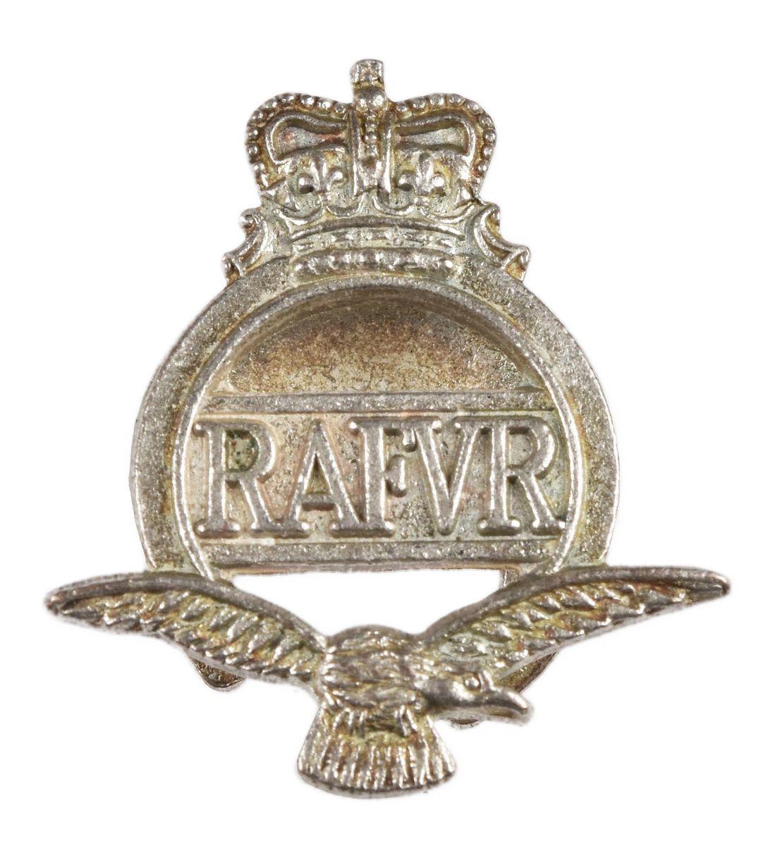 Queens Crown Royal Air Force Volunteer Reserve RAFVR Lapel Badge