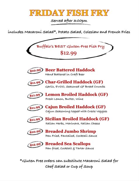 FISH FRY | Lancaster's Broadway Deli