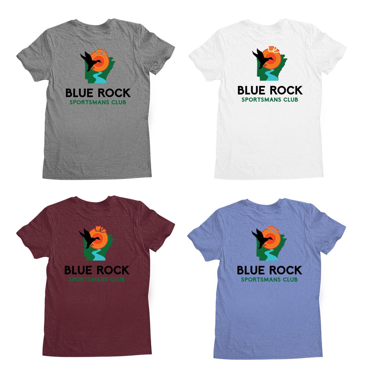 Blue Rock Logo T Shirts