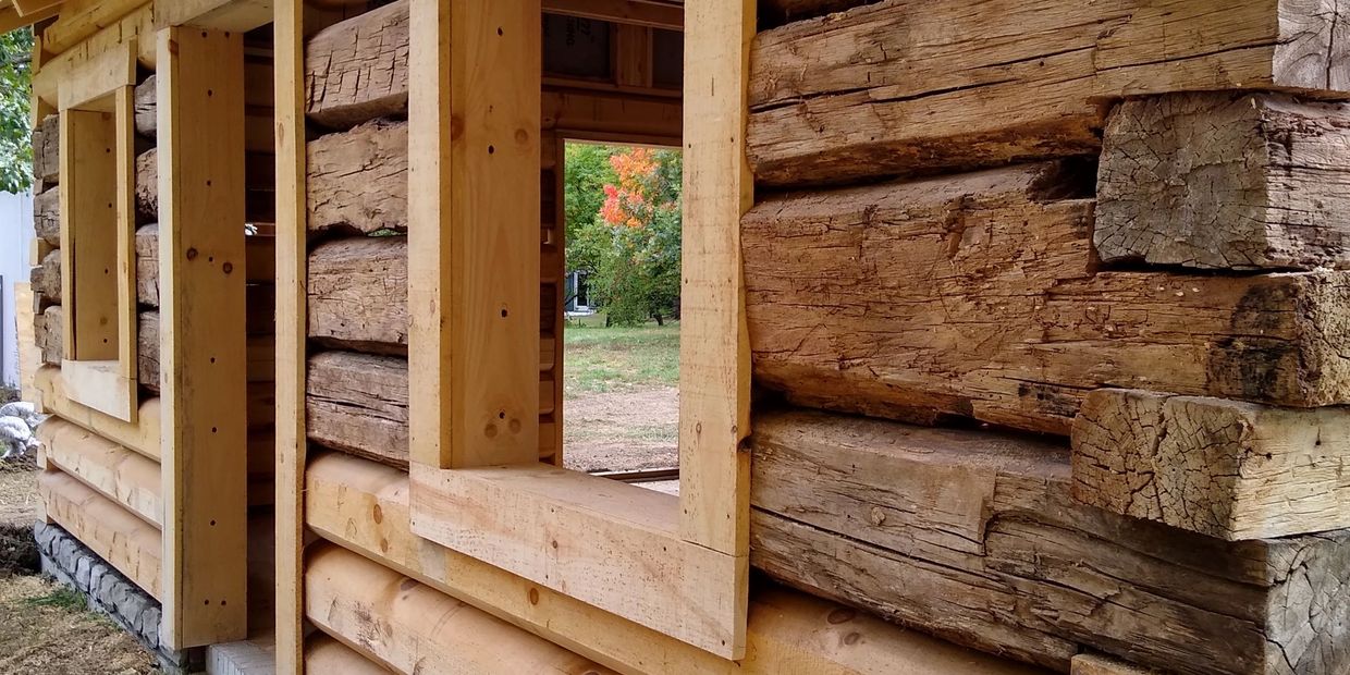 Log Schoolhouse