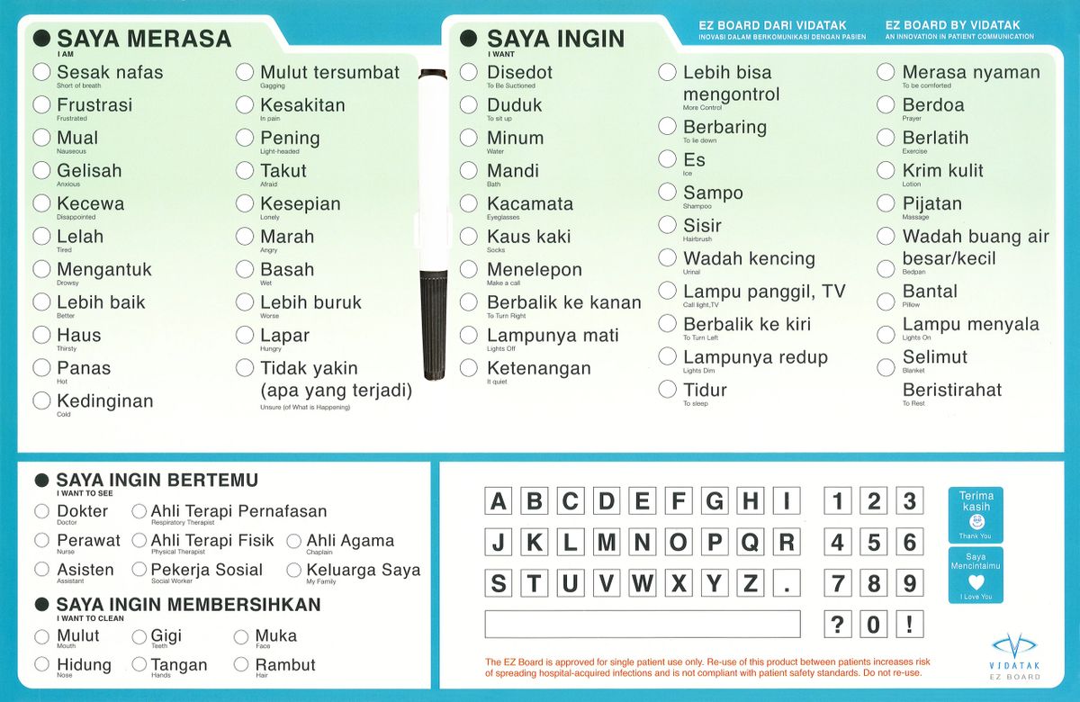 Polish : EZ Communication Word Board