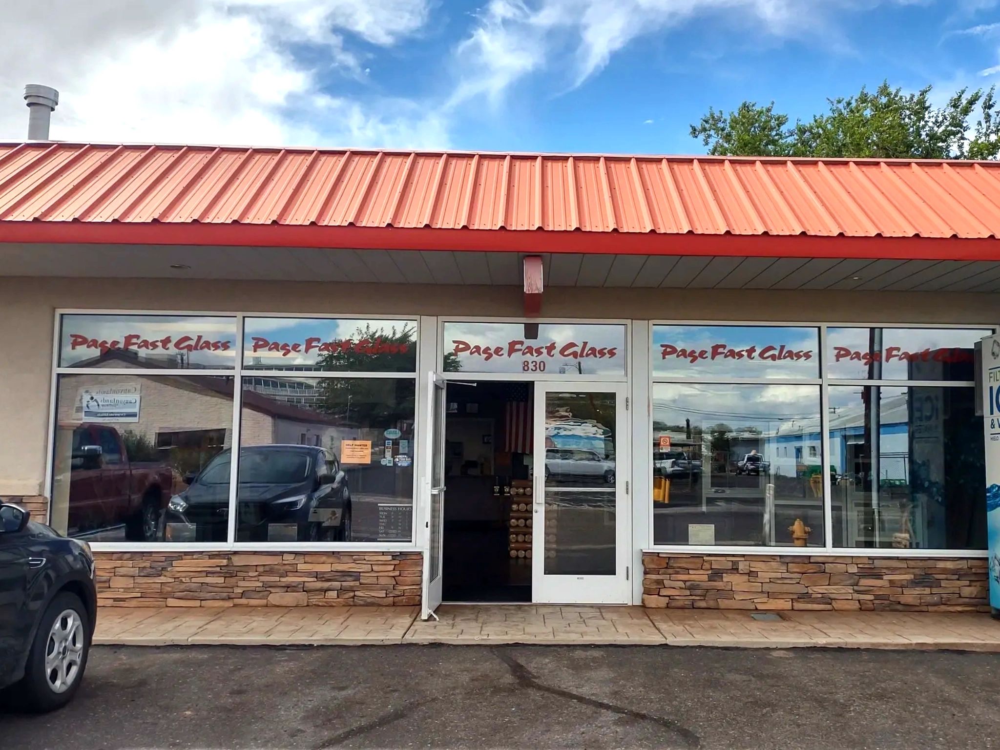 Page Fast Glass Website