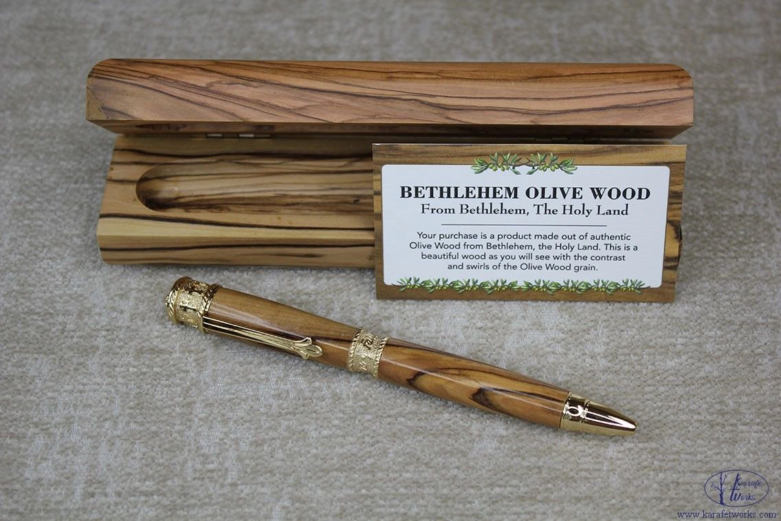 Faith Hope Love 24kt Gold Twist Pen