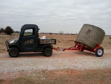 2ez Bale Mover - Spear Bale Mover, Single Bale Hay Trailer, Hay Dolly ...