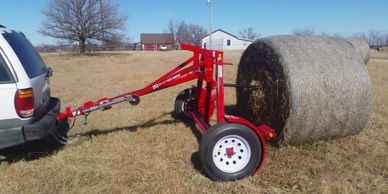 2ez Bale Mover - Spear Bale Mover, Single Bale Hay Trailer, Hay Dolly ...