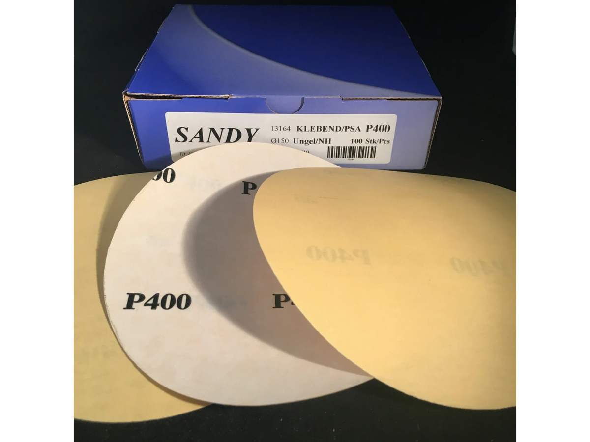 Sandy DA Sanding Discs PSA(Sticky) blue box 50's/100's