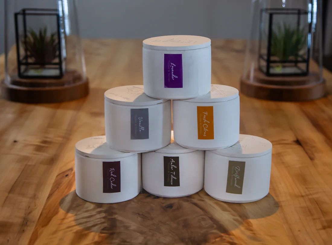 Timber and Terrain Candles
