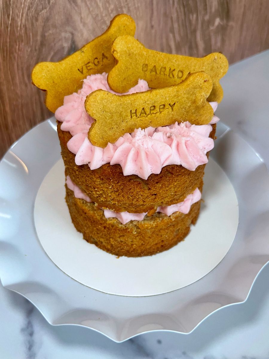 "Yappy Birthday" Barkday Cake