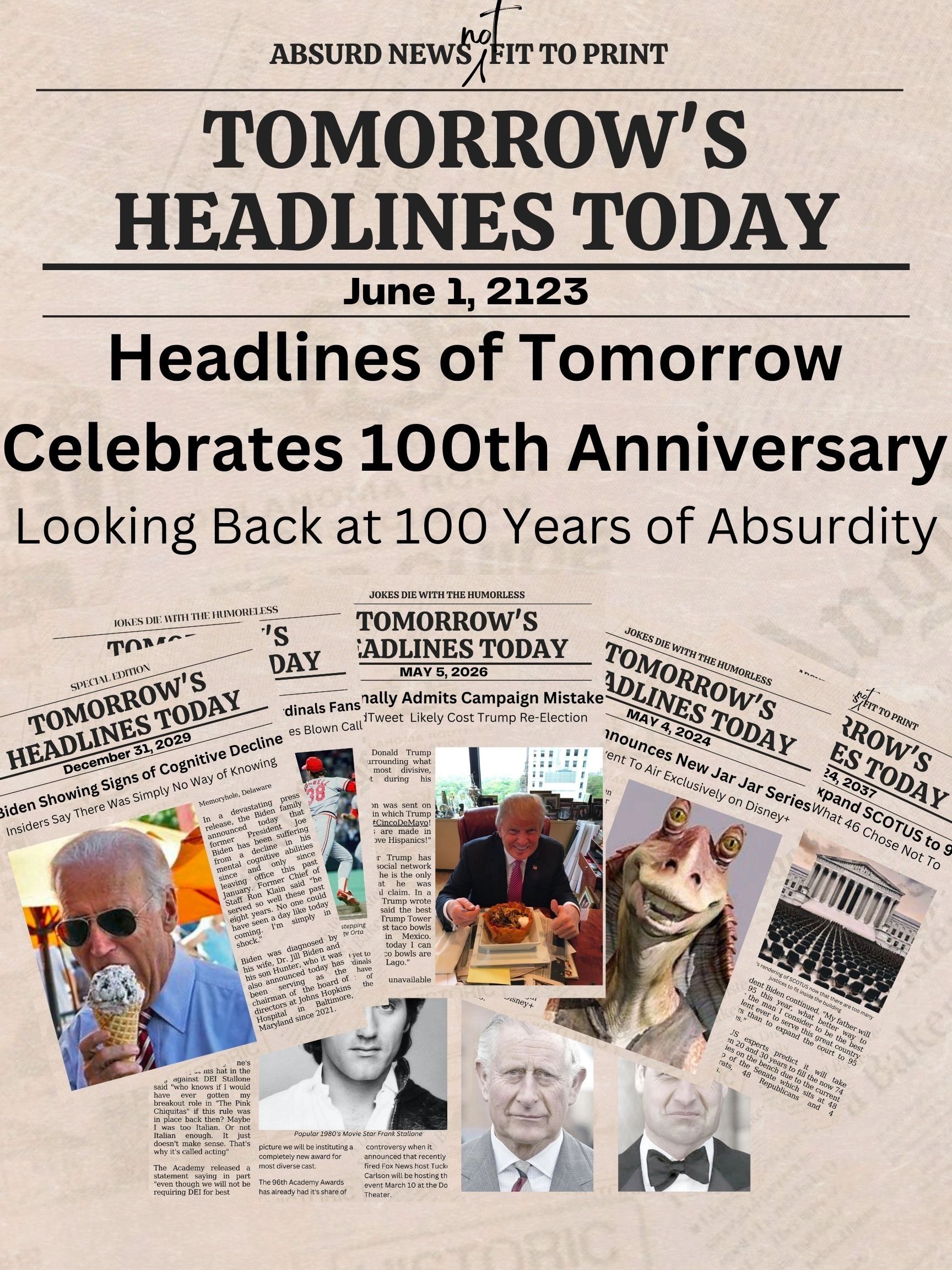 Headlines of Tomorrow - Satire News, Satire News Articles, Spoof News ...