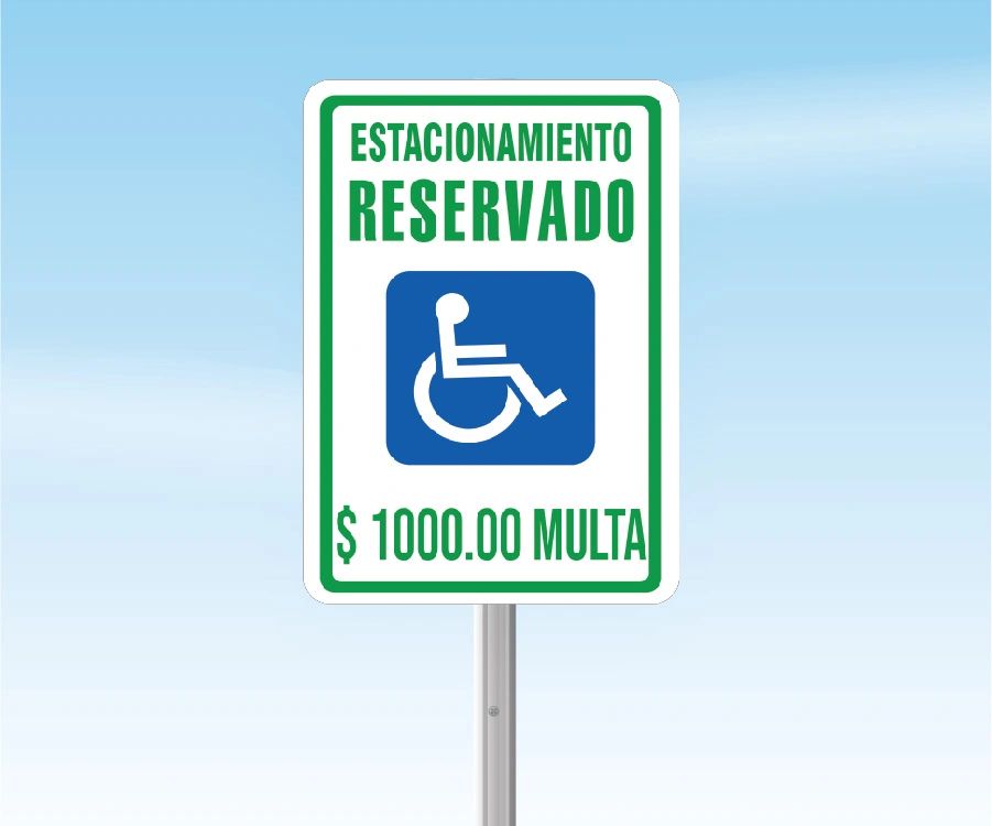 Rotulos Estacionamiento de Impedidos