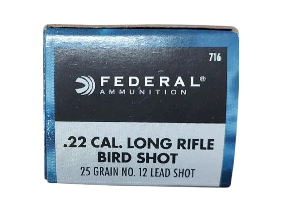 Federal 25Gr No 12 shot .22LR Birdshot 50Pk