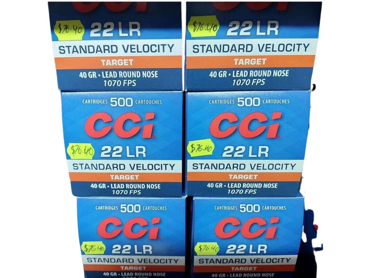 CCI Standard Velocity .22LR 500Pk