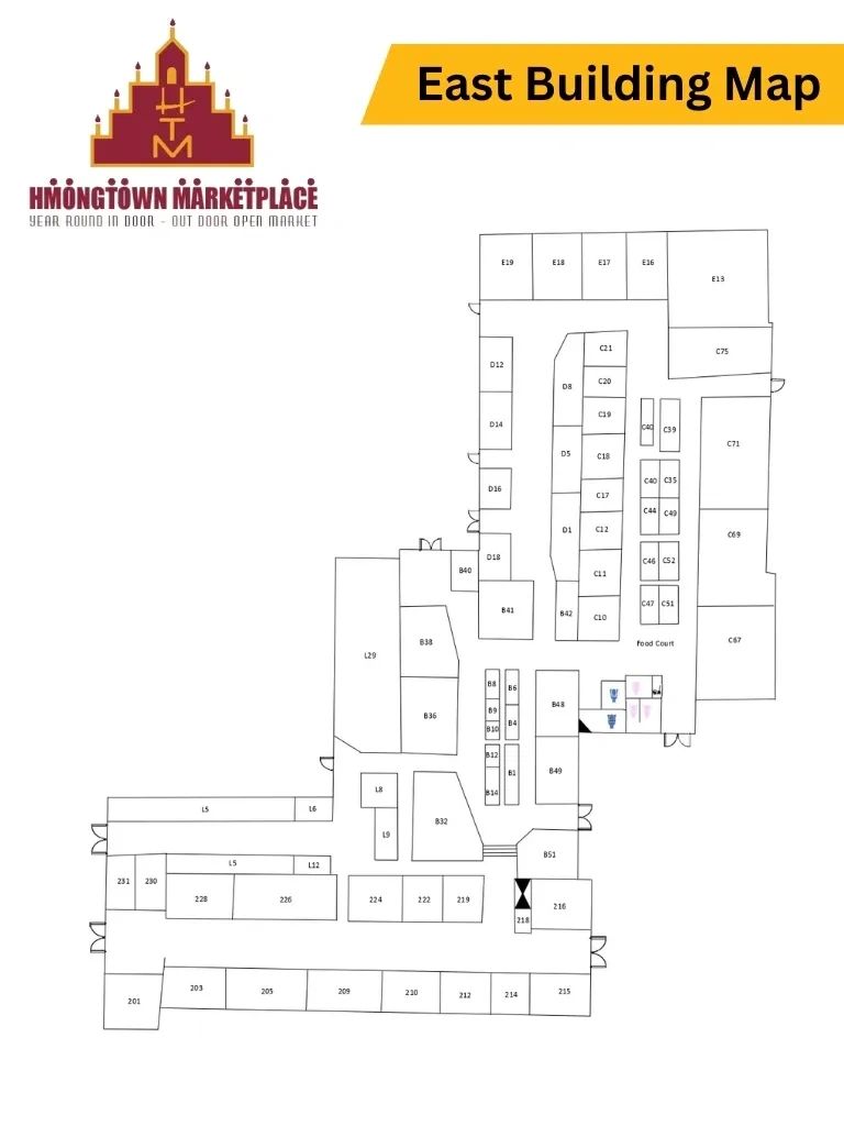 HTM East Building Map