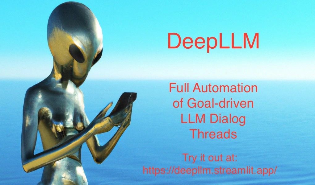 DeepLLM: steer an LLM to explore a topic in depth, quickly, truthfully and hallucination free