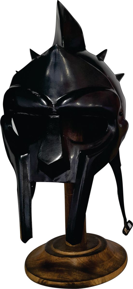Spiked Gladiator Helmet (Black or silver)