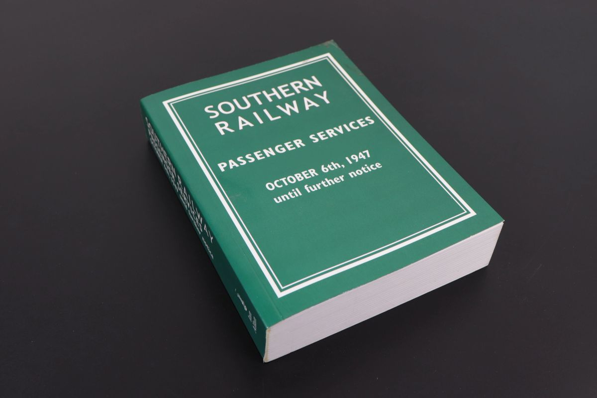 Southern Railway Passenger Services Timetable October 1947 (Reprinted)