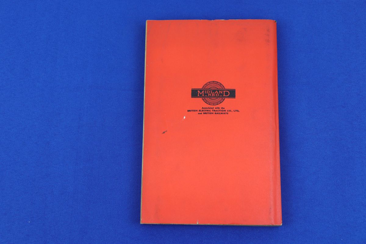 Midland Red Birmingham Area Timetable Book, May 1959