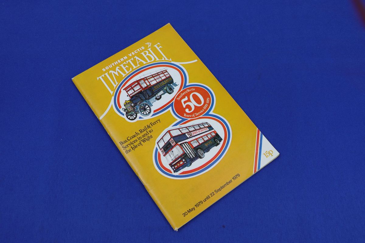 Southern Vectis NBC 50th Anniversary Timetable Book September 1979