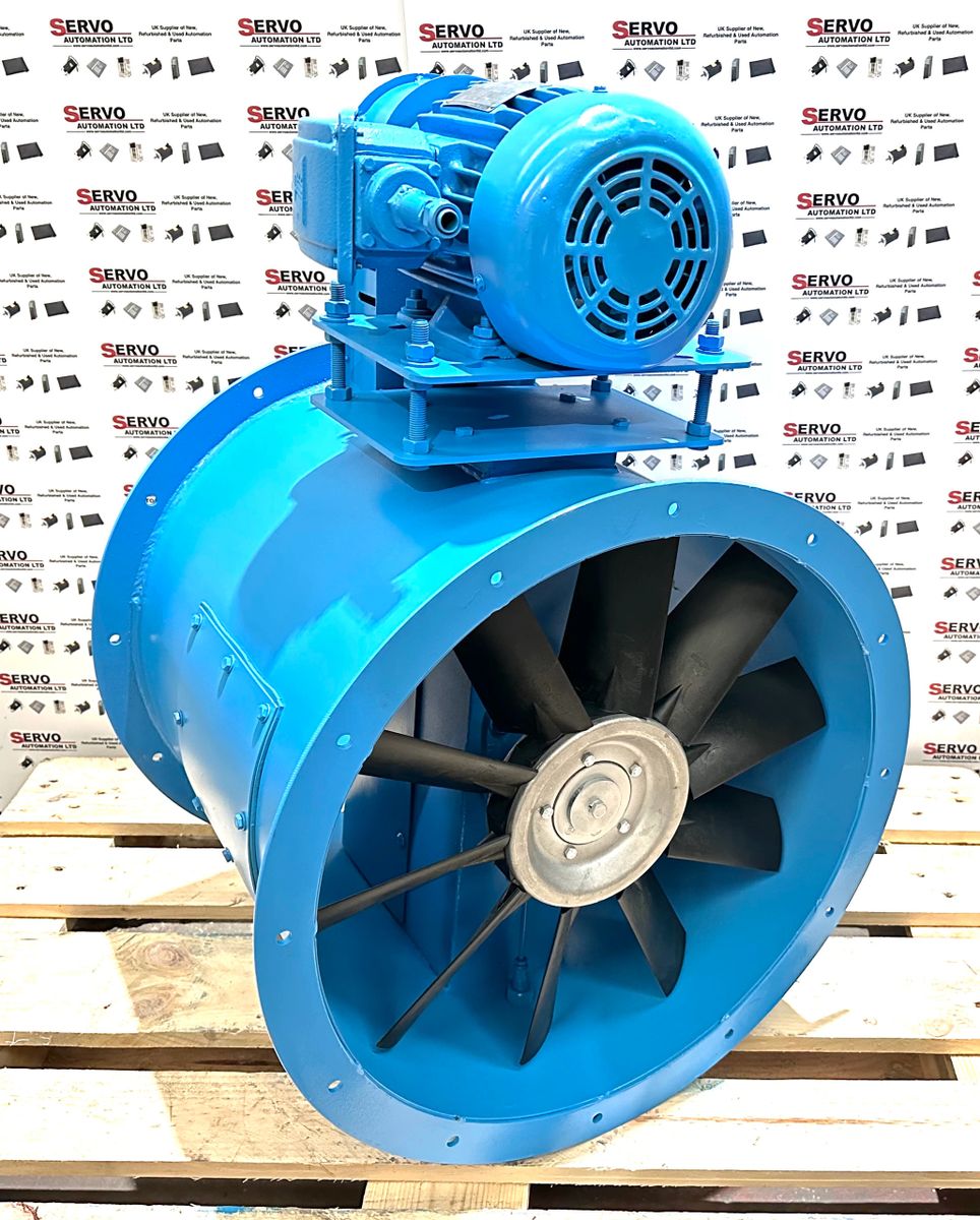 Spray Booth Fan 3-Phase 1.5kW 500mm (Refurbished) 380/415volts Electric ...