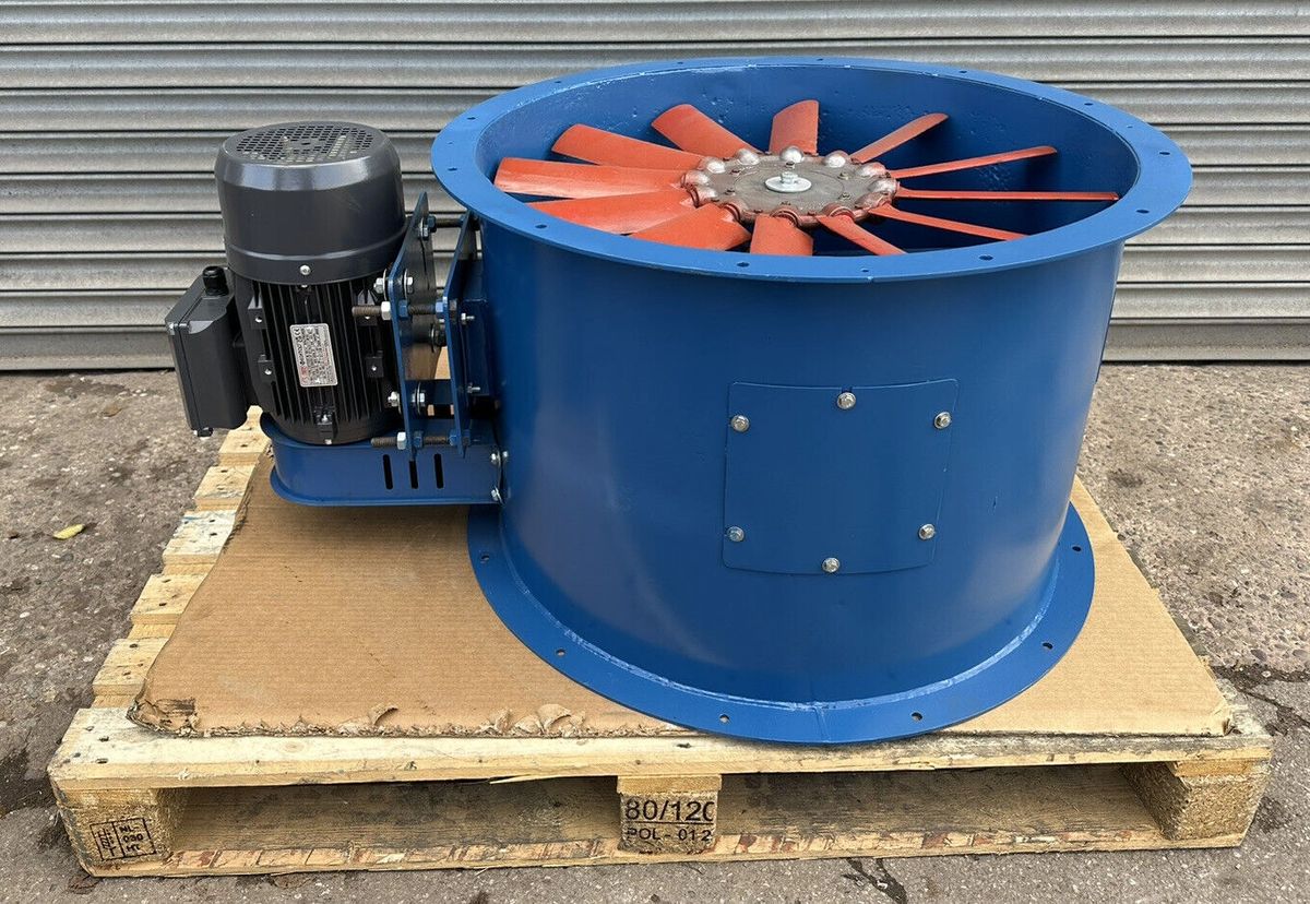 Spray Booth Fan Single Phase 2.2kW 680mm (Refurbished) 230volts ...
